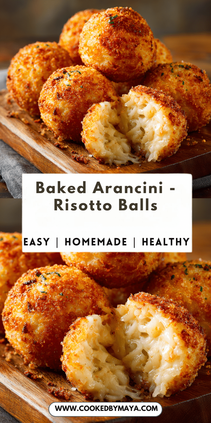Baked Arancini – Risotto Ball - Cooked by Maya