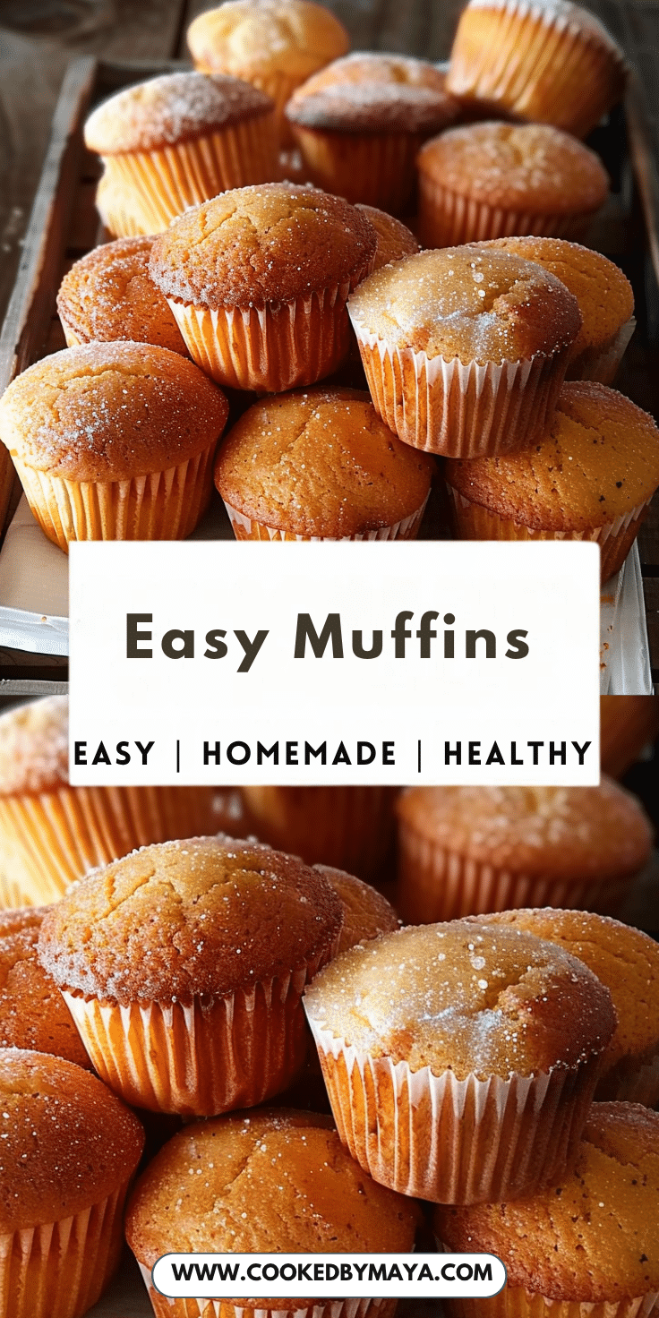 Simple Muffins - Cooked by Maya