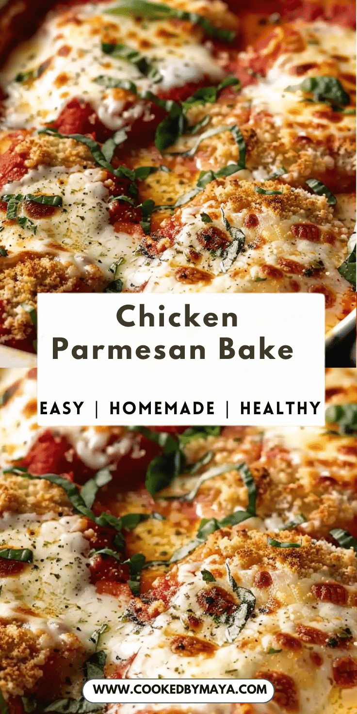 Chicken Parmesan Bake - Cooked by Maya