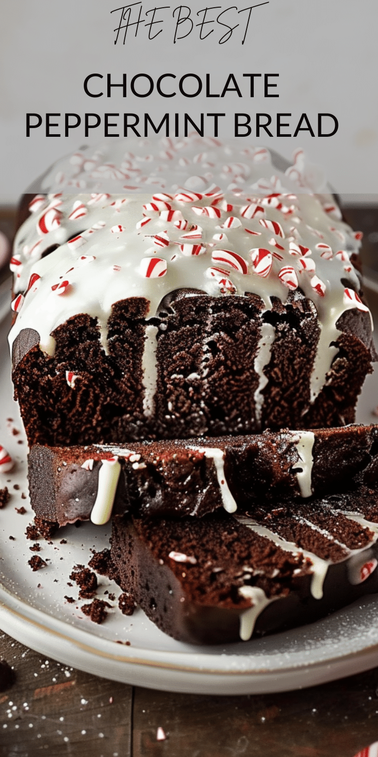 Chocolate Peppermint Bread - Cooked by Maya