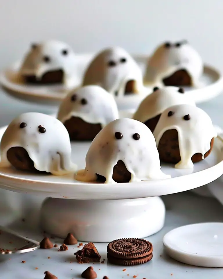 No-Bake Oreo Ghost Truffles - Cooked by Maya