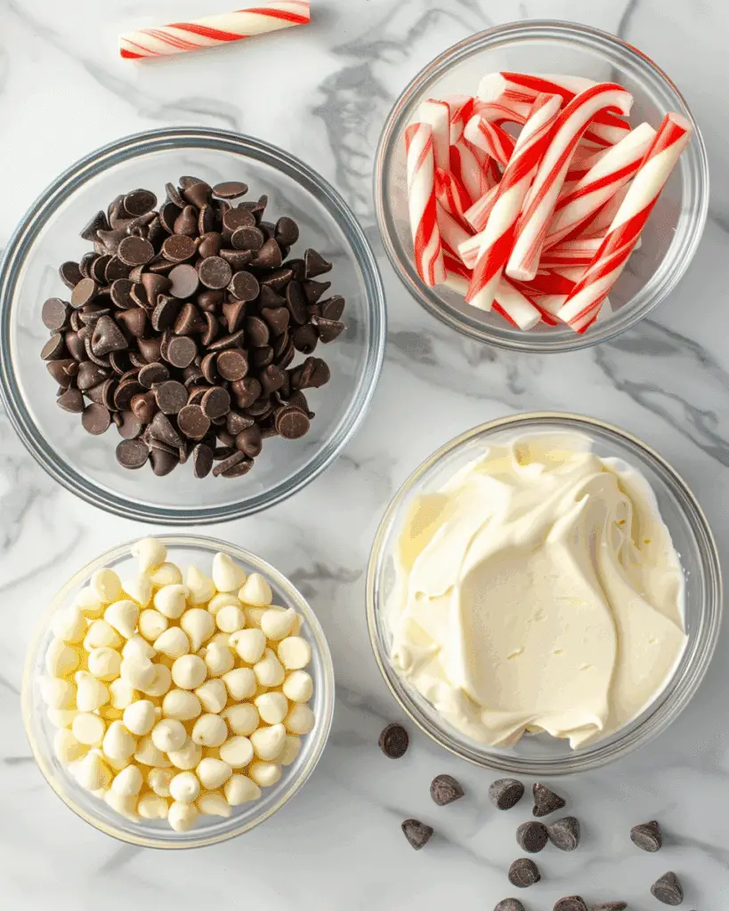 Peppermint Swirl Fudge - Cooked by Maya