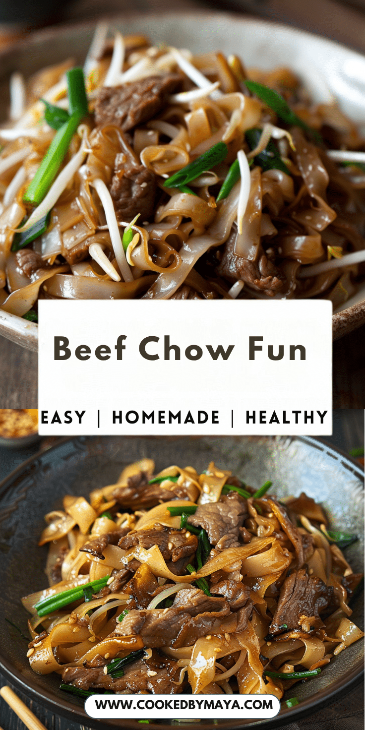Beef Chow Fun - Cooked by Maya