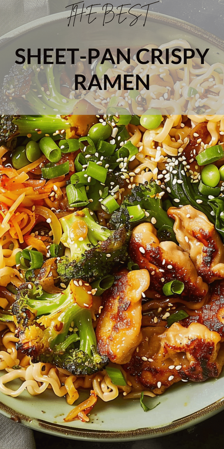 Sheet-Pan Crispy Ramen - Cooked by Maya