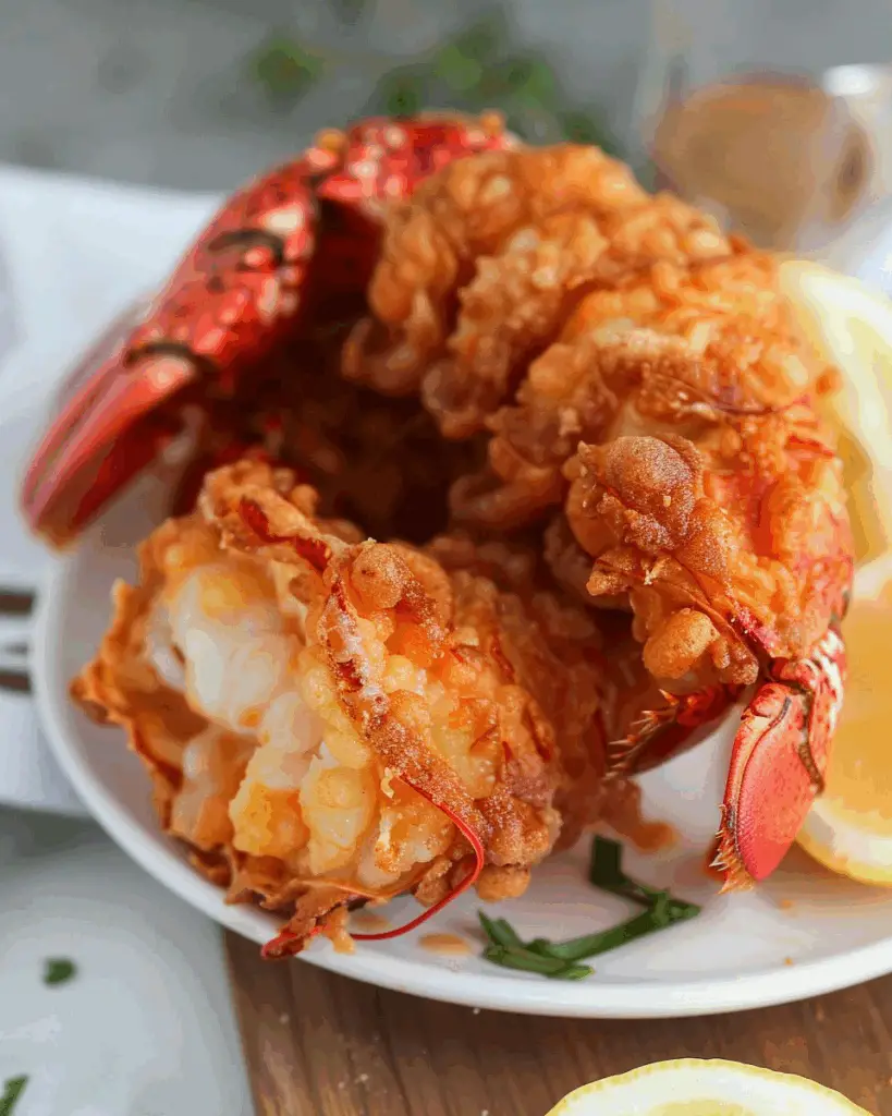 Crispy Deep Fried Lobster Tails - Cooked by Maya