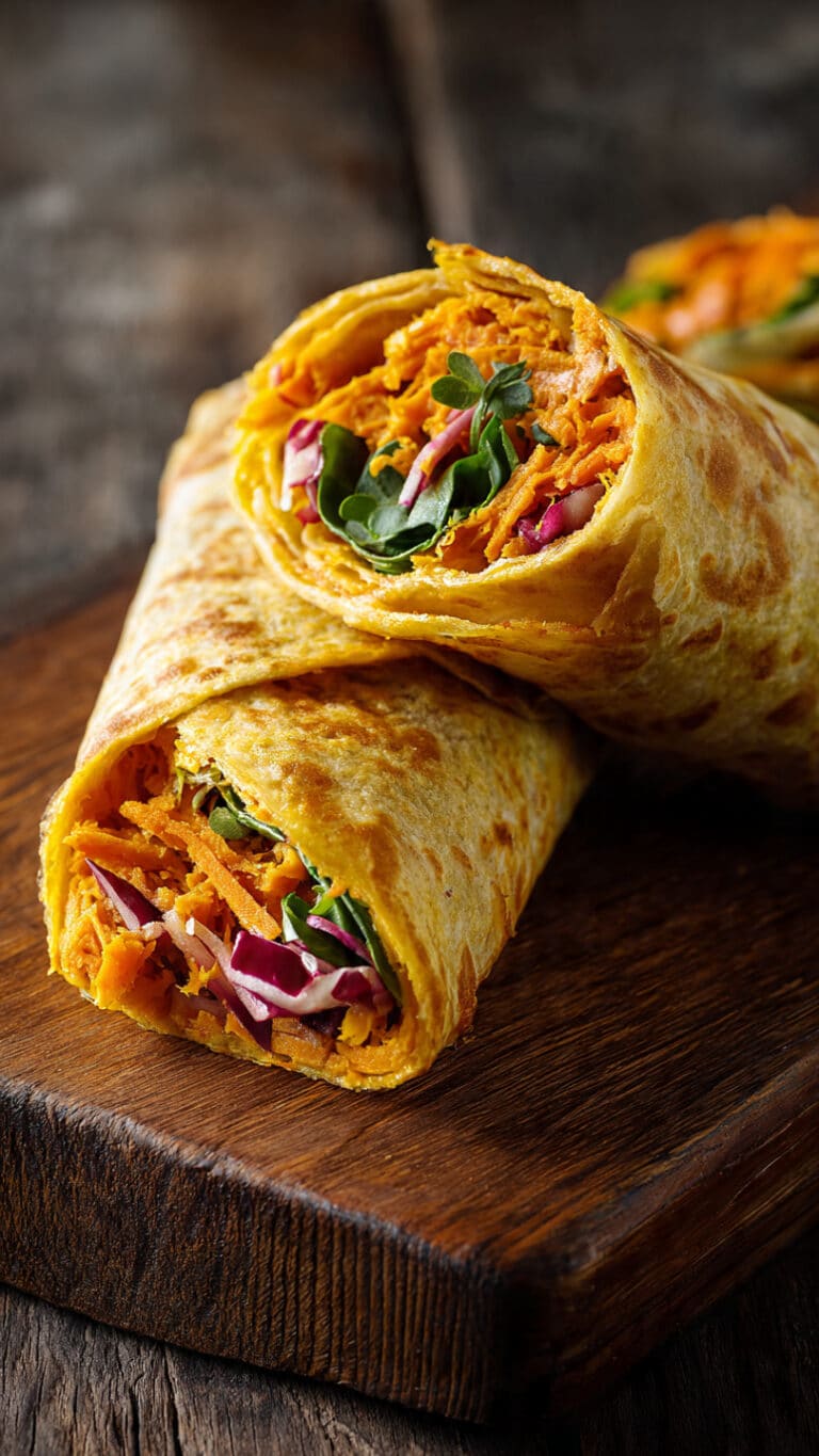 Sweet Potato Wraps - Cooked by Maya