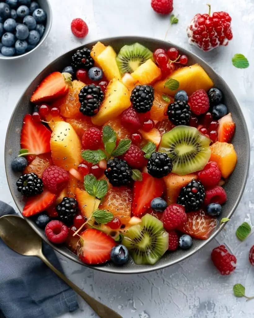 Winter Fruit Salad - Cooked by Maya