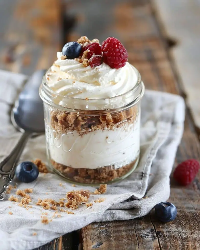 No Bake Cheesecake in a Jar - Cooked by Maya