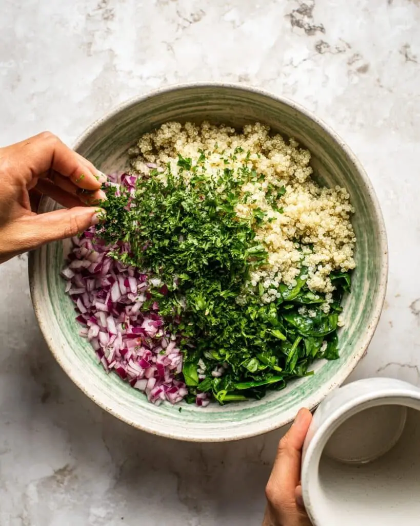 Roast Butternut & Chickpea Salad with Quinoa and Spinach Recipe ...